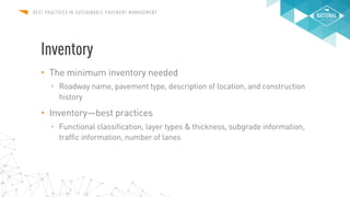 Best Practices in Sustainable Pavement Management | PPT