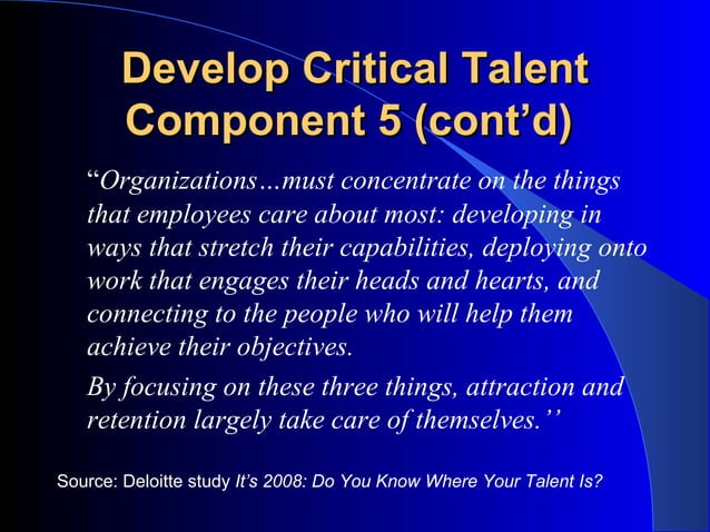 Best practices in talent management strategy | PPT | Human Resources ...