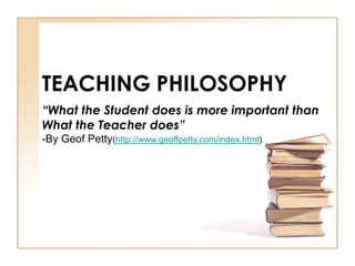 Best practices in teaching and learning | PPT