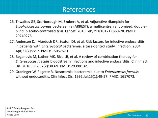 Best Practices in the Diagnosis and Treatment of Bacteremia.pptx ...