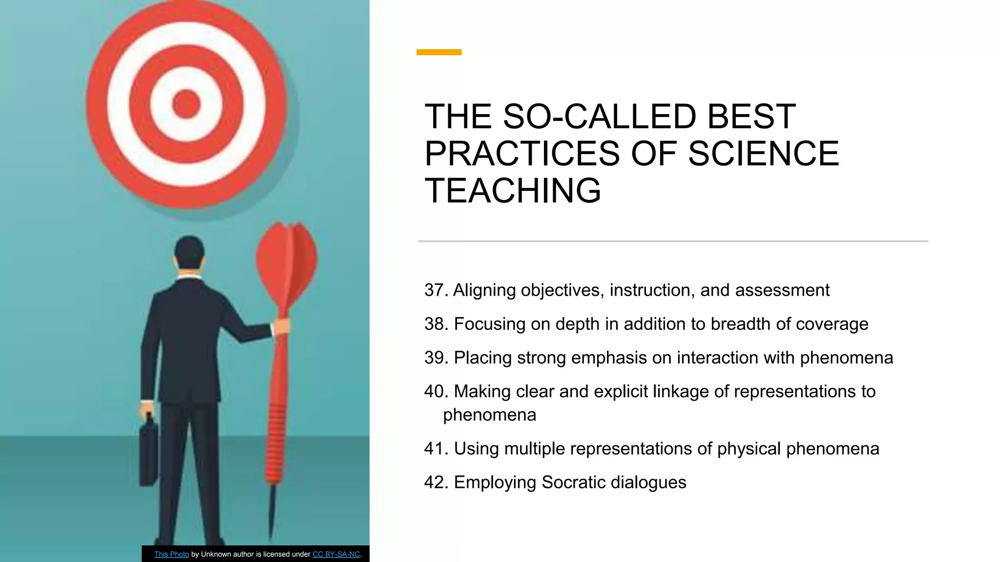 Best Practices in the Teaching of Science | PPTX