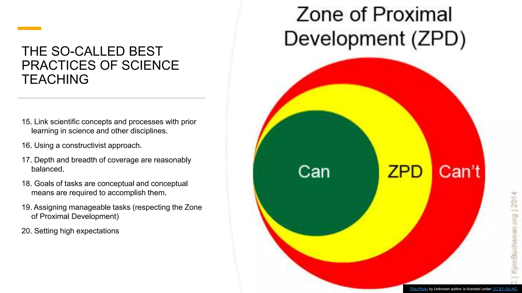 Best Practices in the Teaching of Science | PPTX