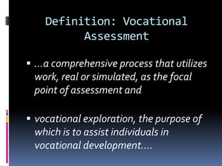 Best Practices In Vocational Transition Assessment For Adults With Asd ...