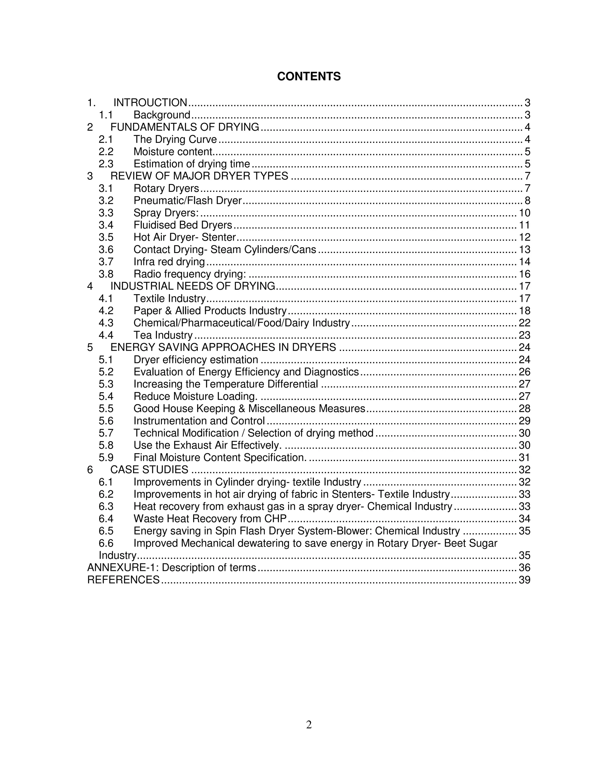 Best practices manual-dryers | PDF