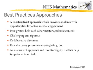 Best practices math nsu mst | PPT