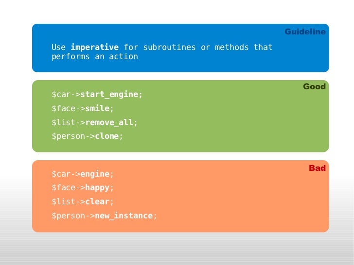 Best Practices Naming Conventions 