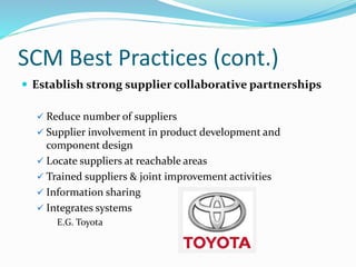 Best practices of SCM | PPTX
