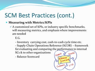 Best practices of SCM | PPTX
