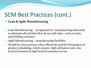 Best practices of SCM | PPTX