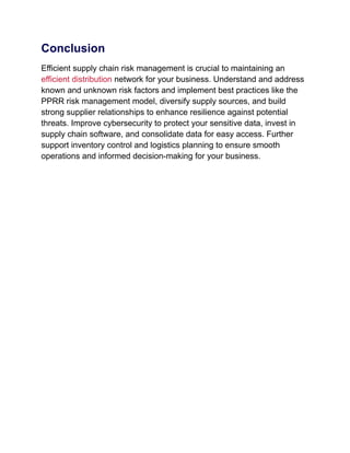 Best Practices of supply chain risk chain management.pdf