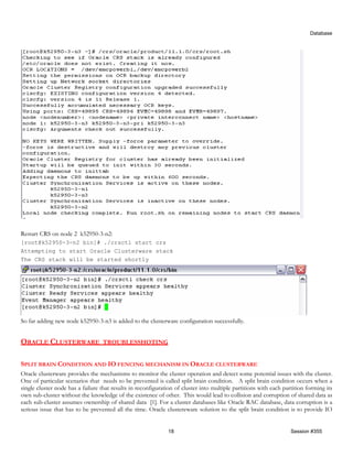 Best practices oracle_clusterware_session355_wp | PDF