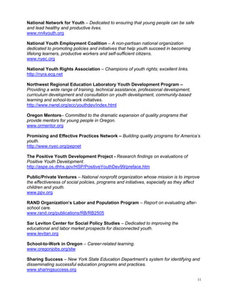 Best practices positive youth development | PDF