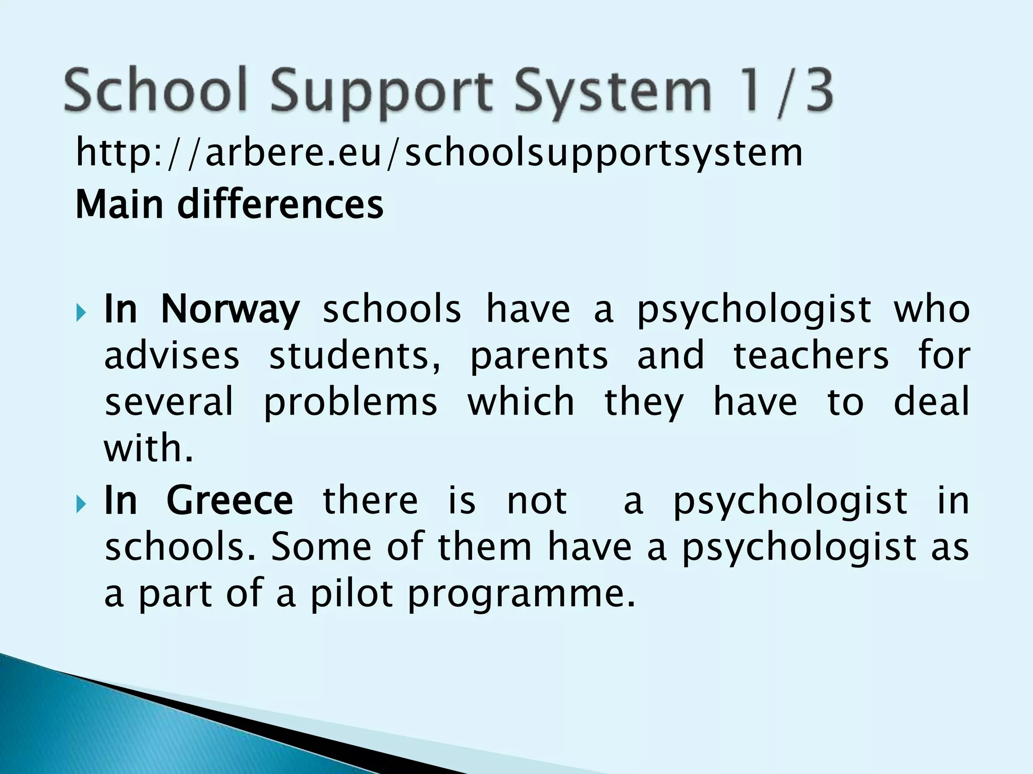 BEST PRACTICES School support system | PPT
