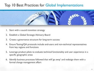 Best Practices for Managing a Global SuccessFactors Rollout | PDF
