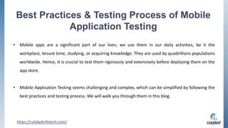 Best Practices & Testing Process of Mobile Application Testing.pptx