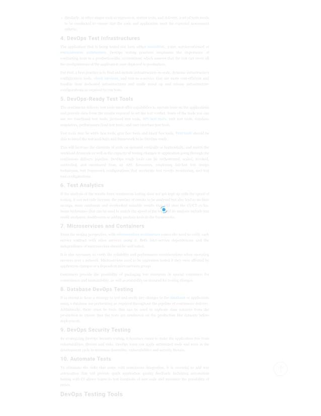 Best Practices And Tools For Devops Testing Strategy Pdf