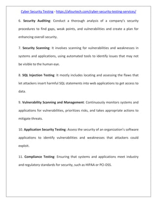 Best Practices, Types, and Tools for Security Testing in 2023.docx