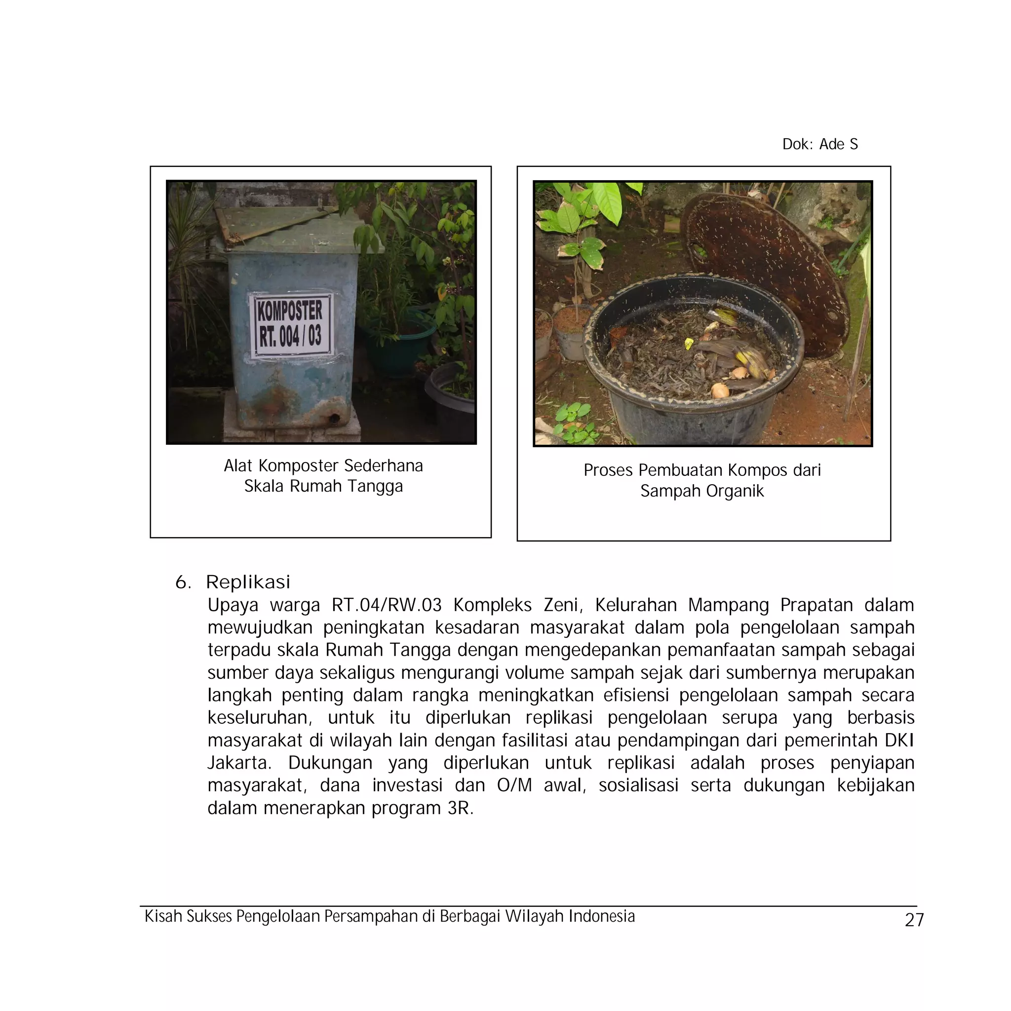 Bestpractice sukses pengolahan persampahan | PDF