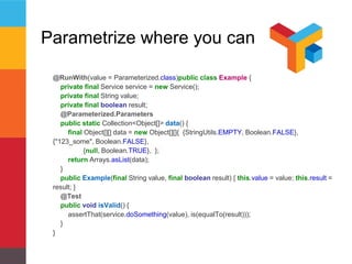 Best practices unit testing | PPTX