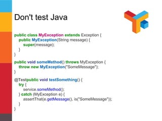 Best practices unit testing | PPTX