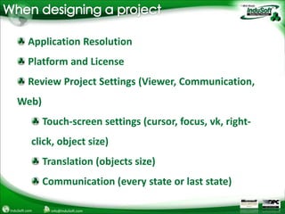 InduSoft Web Studio v7.1 + SP3 Best Practices | PPTX
