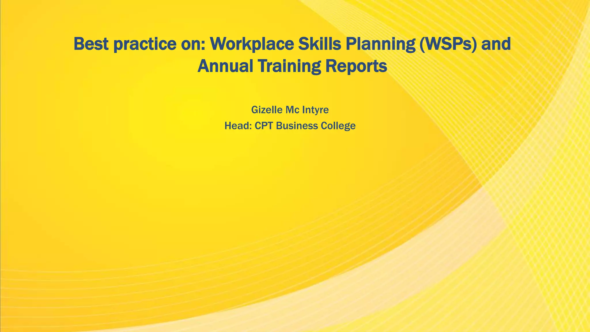 Best practice wsp and atr | PPTX