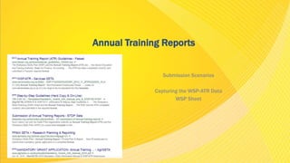 Best practice wsp and atr | PPTX