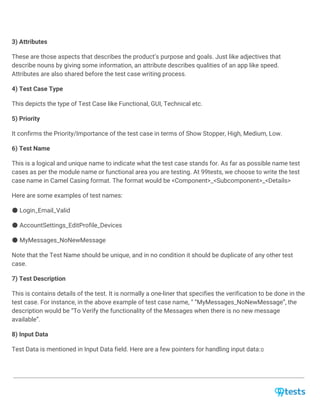 Best practices for test case creation & maintenance | PDF