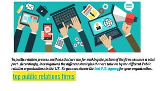 Best pr agencies | PPT