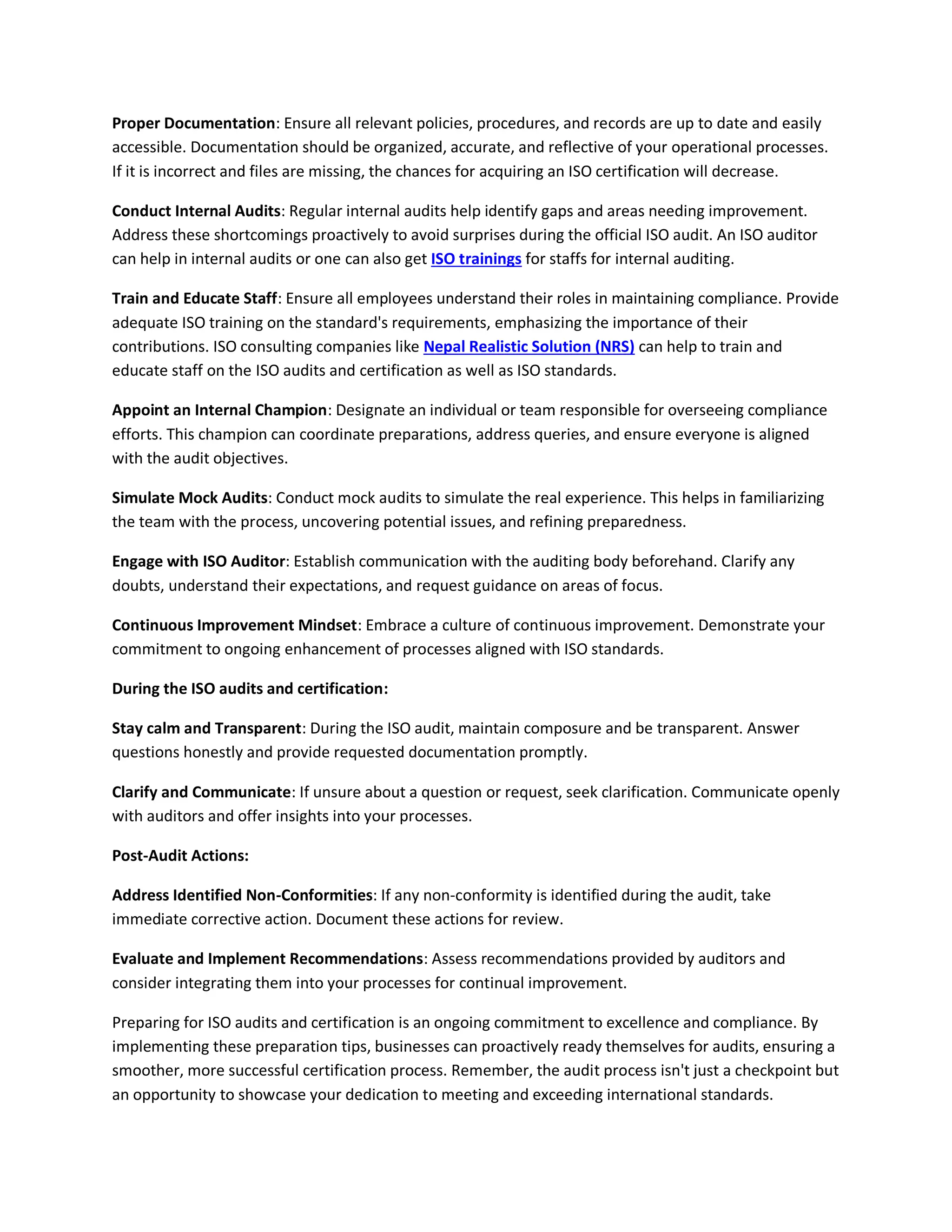 Best Preparation Tips for ISO audits and Certificaiton.pdf