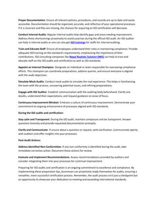 Best Preparation Tips for ISO audits and Certificaiton.pdf
