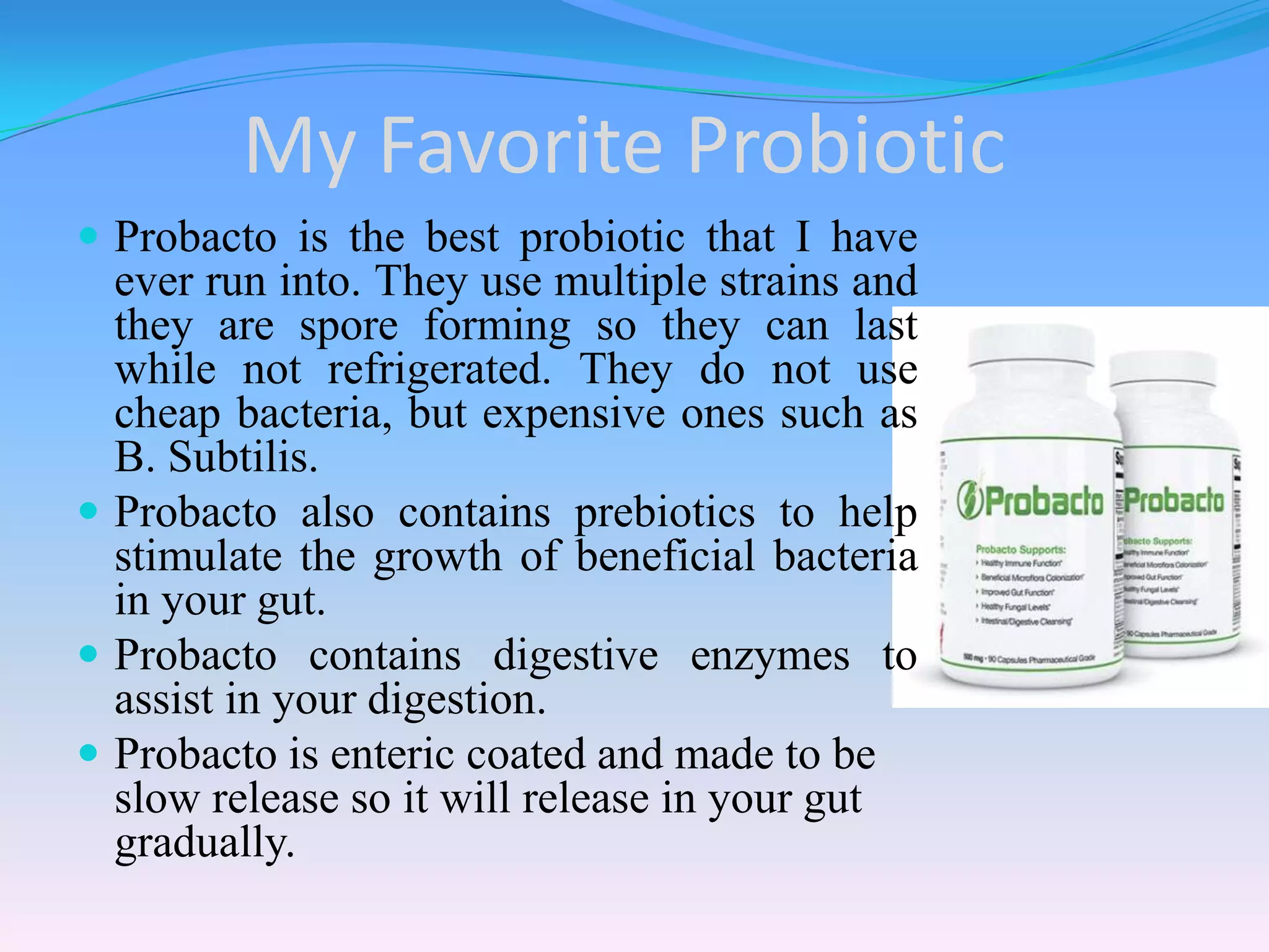 Best Probiotic For Constipation | PPTX