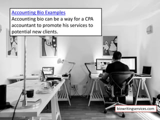 Best Professional Bio Samples Collection | PPT