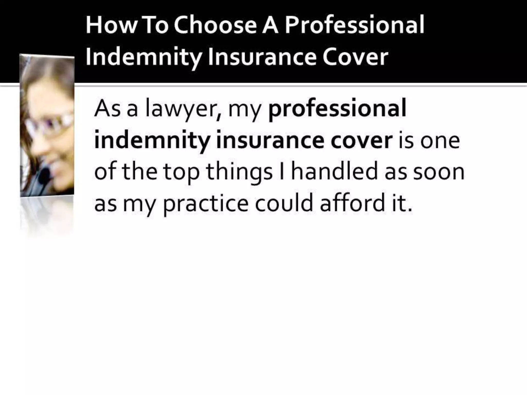 Best professional indemnity insurance | PPTX