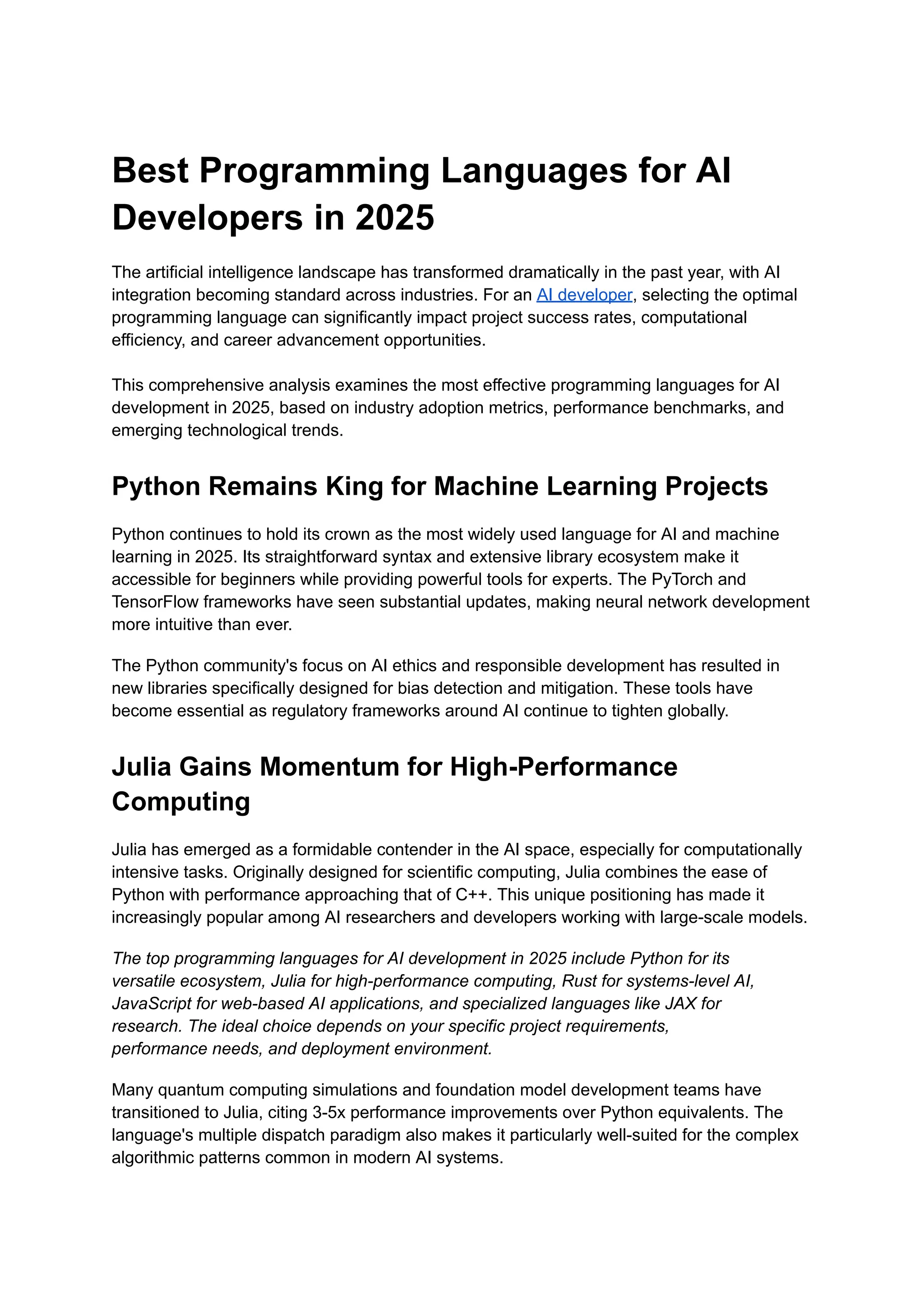 Best Programming Languages for AI Developers in 2025.pdf