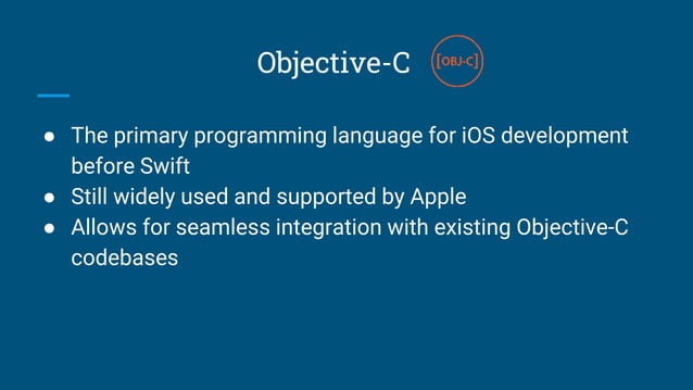 Best Programming Languages For iOS App Development.pptx