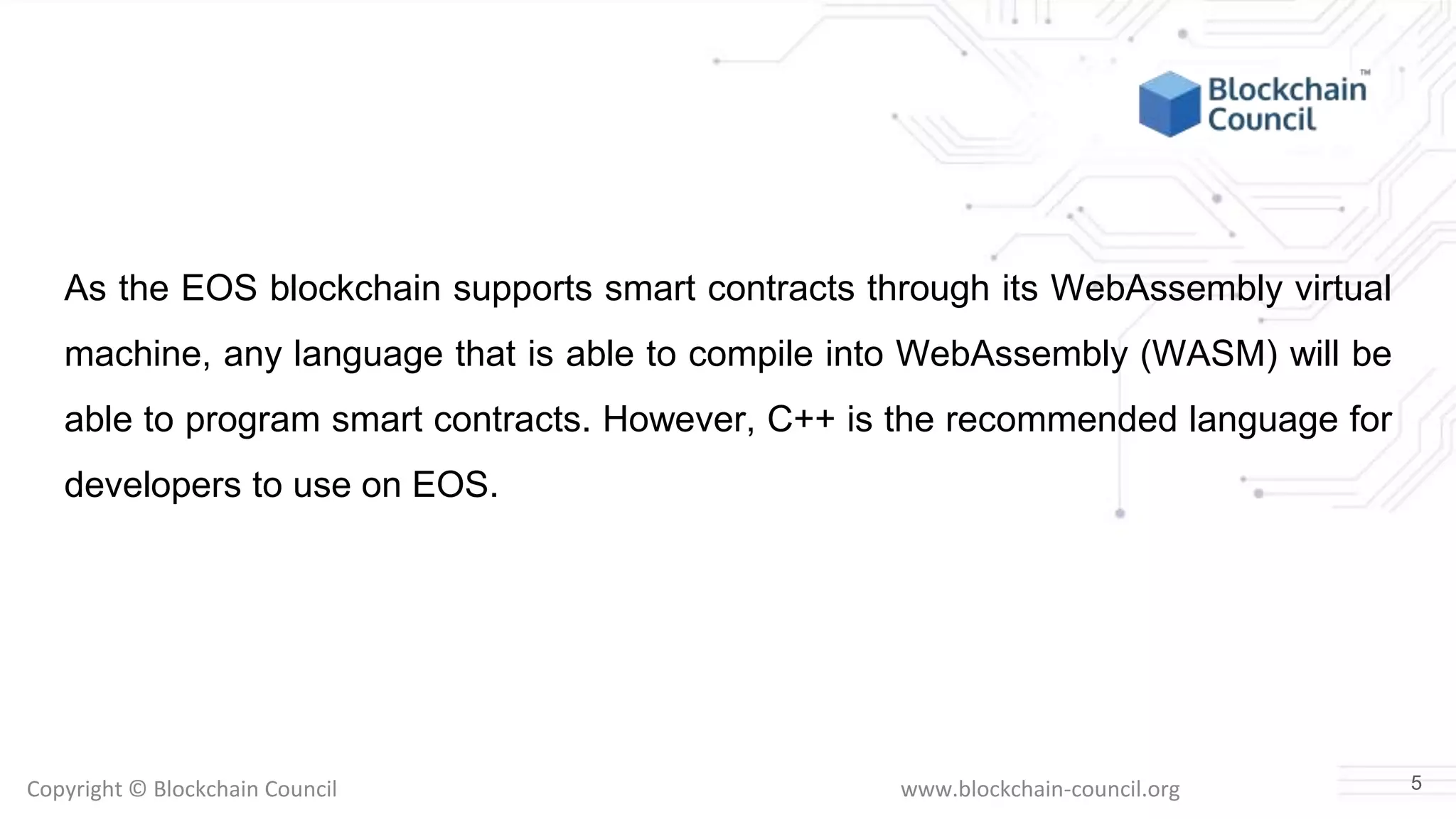 Best programming languages to build smart contracts | PPT