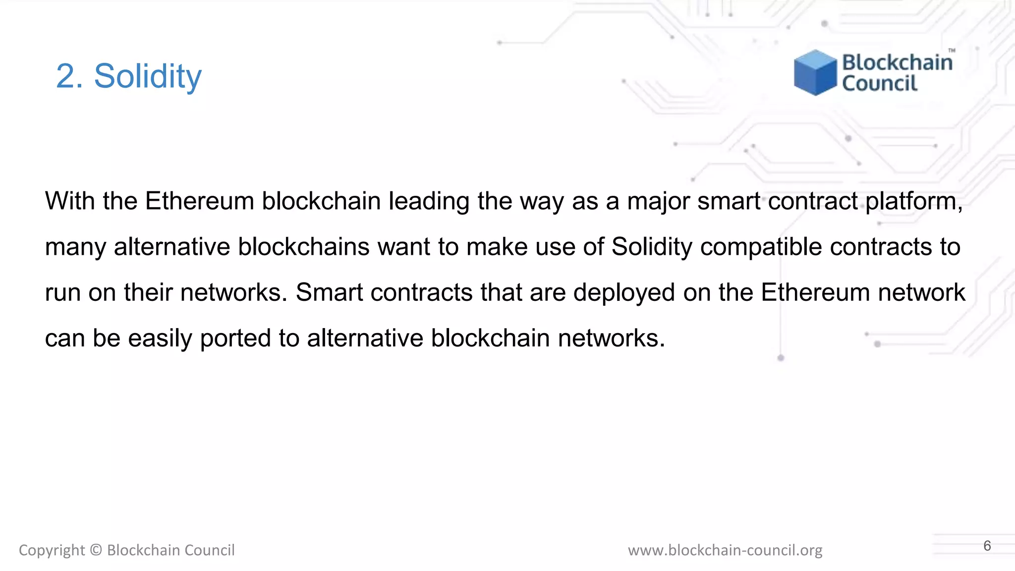 Best programming languages to build smart contracts | PPT