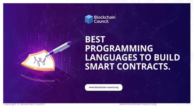 Best programming languages to build smart contracts | PPT