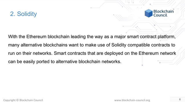 Best programming languages to build smart contracts | PPT