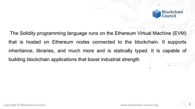Best programming languages to build smart contracts | PPT