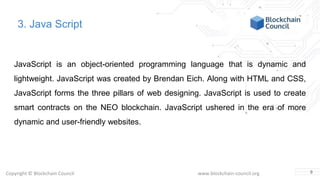 Best programming languages to build smart contracts | PPT