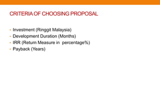 Best proposal selection system | PPT