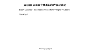 Best PTE Coaching Institute Classes with Real Exam Practice | PPTX