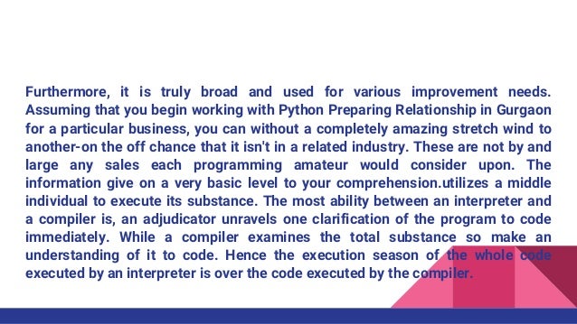 Best Python Training Institute In Gurgaon 2022pptx Programming Languages Computing