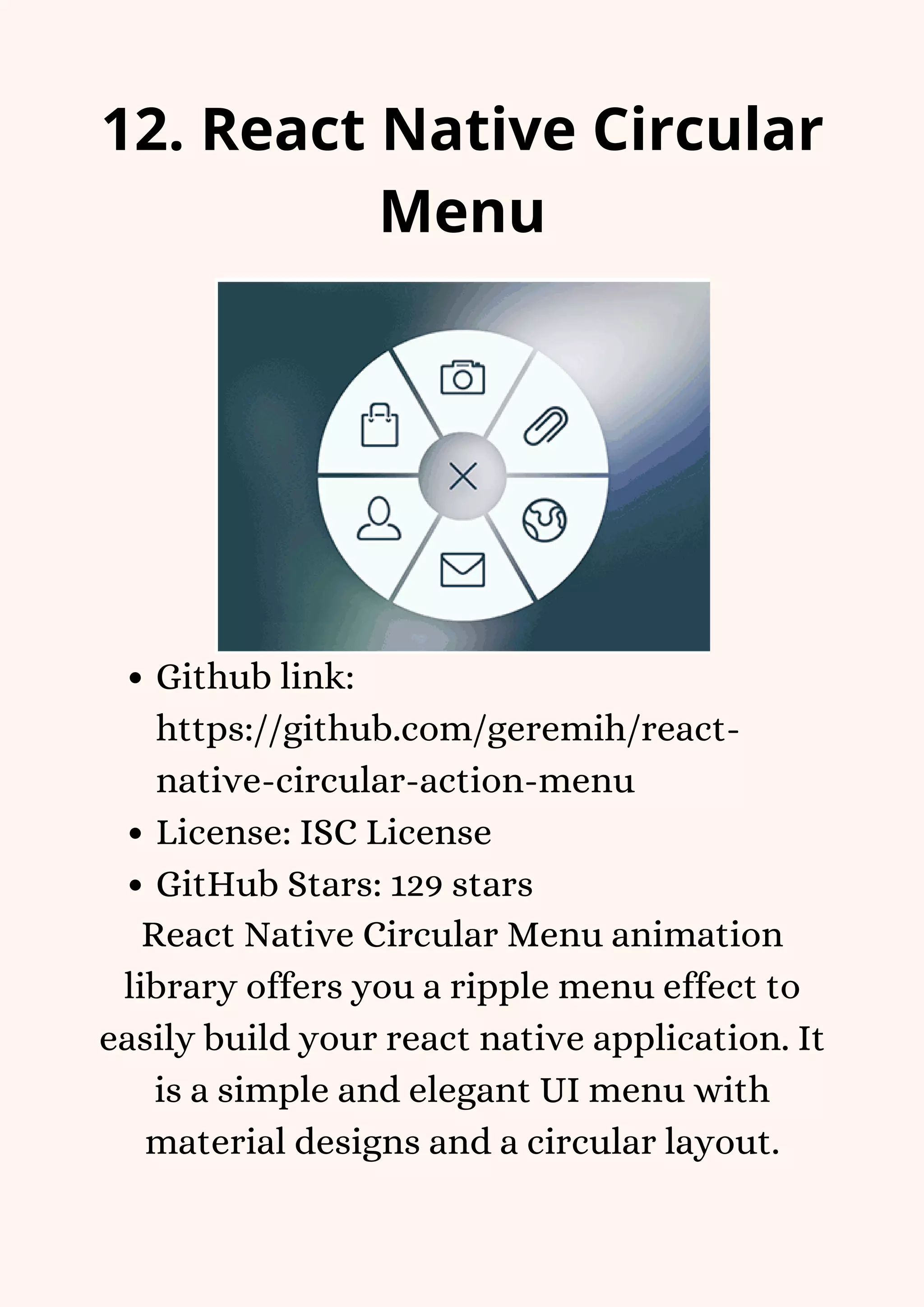 Best react native animation libraries & ui component of 2022 | PDF