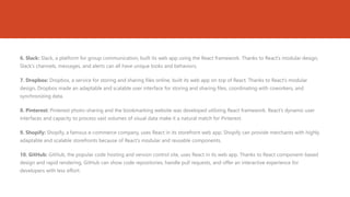 The top real-life React app examples | PPT