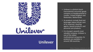 Unilever Rebranding Presentation | PPTX