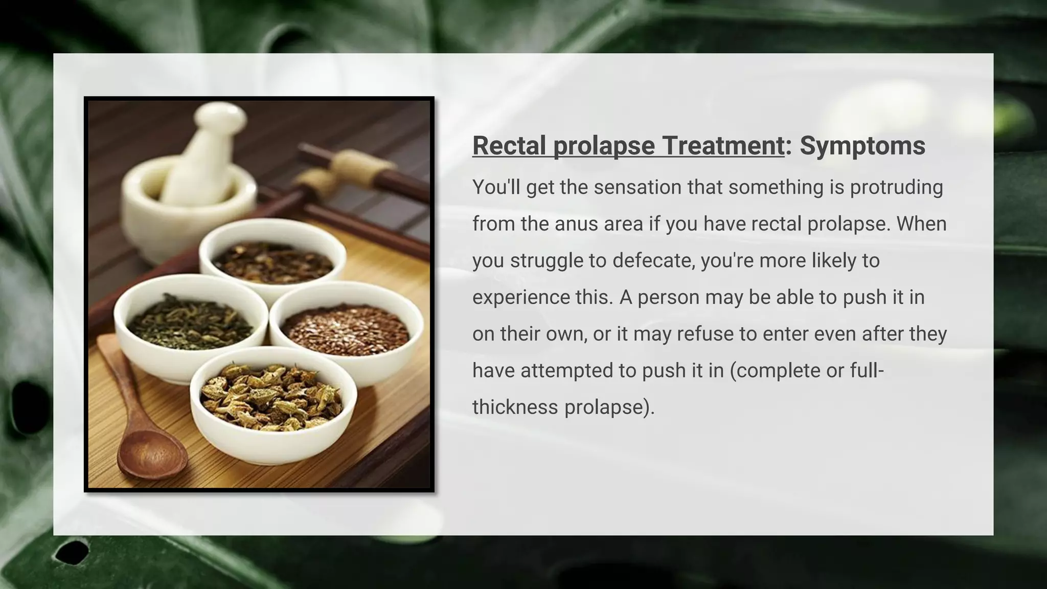 Best Rectal Prolapse Treatment | PPT