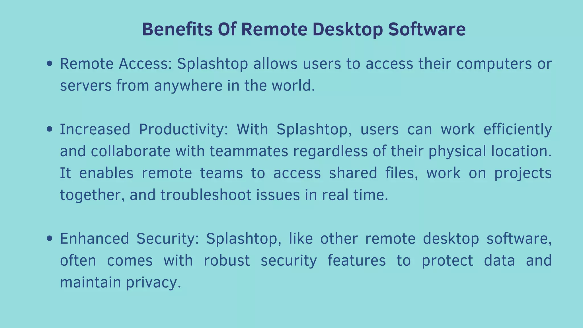 Best Remote Desktop Software | PDF